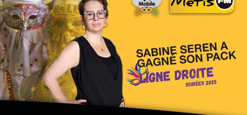 GAGNANT 1 PACK LIGNE DROITE SOIREE 2025 - METIS FM la radio 100% METIS en Guyane